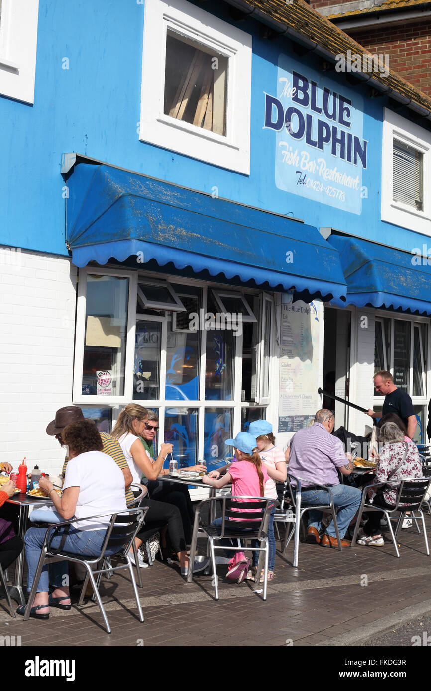 Blue dolphin fish bar hi-res stock photography and images - Alamy