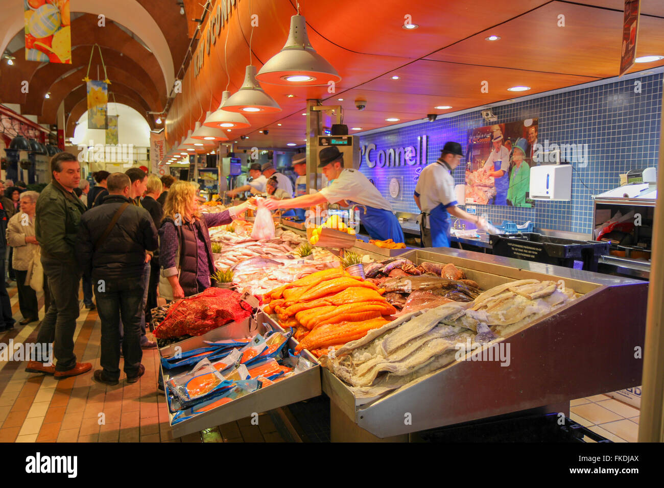 Fish shop english market cork hi-res stock photography and images - Alamy