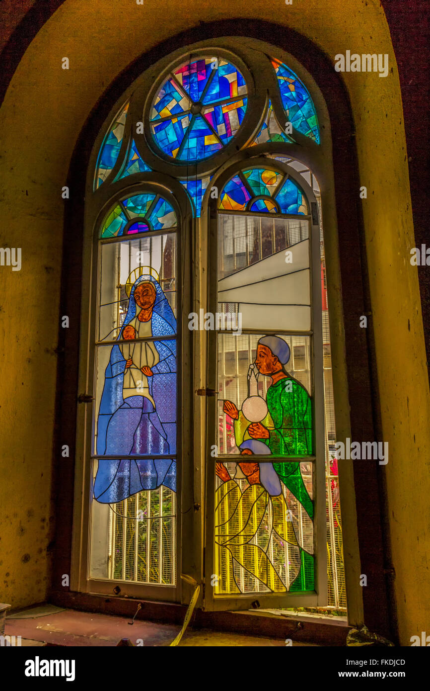 Stained glass window Stock Photo - Alamy