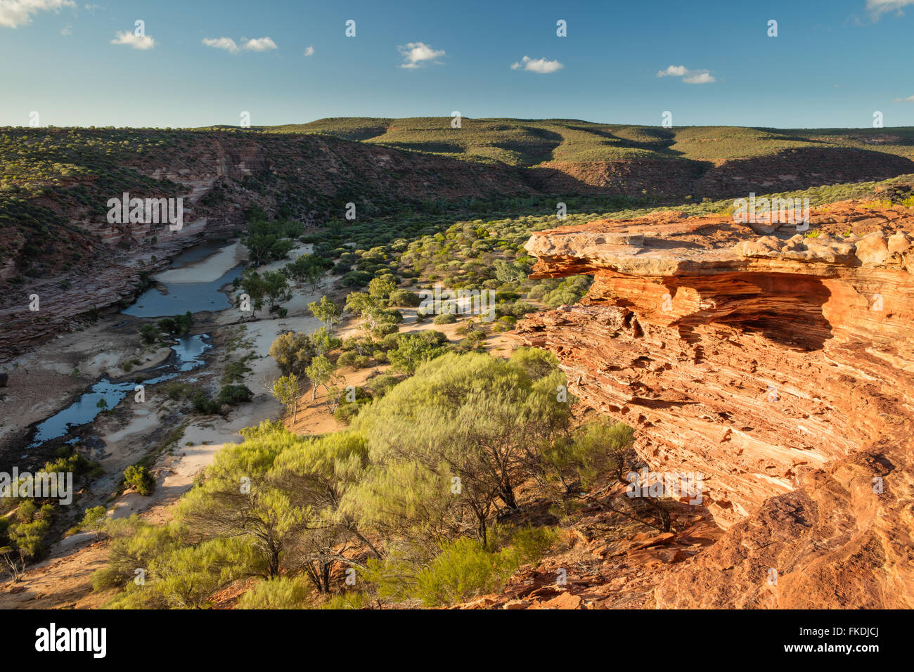 the Murchison River gorge from Natures Window, Kalbarri National Park ...