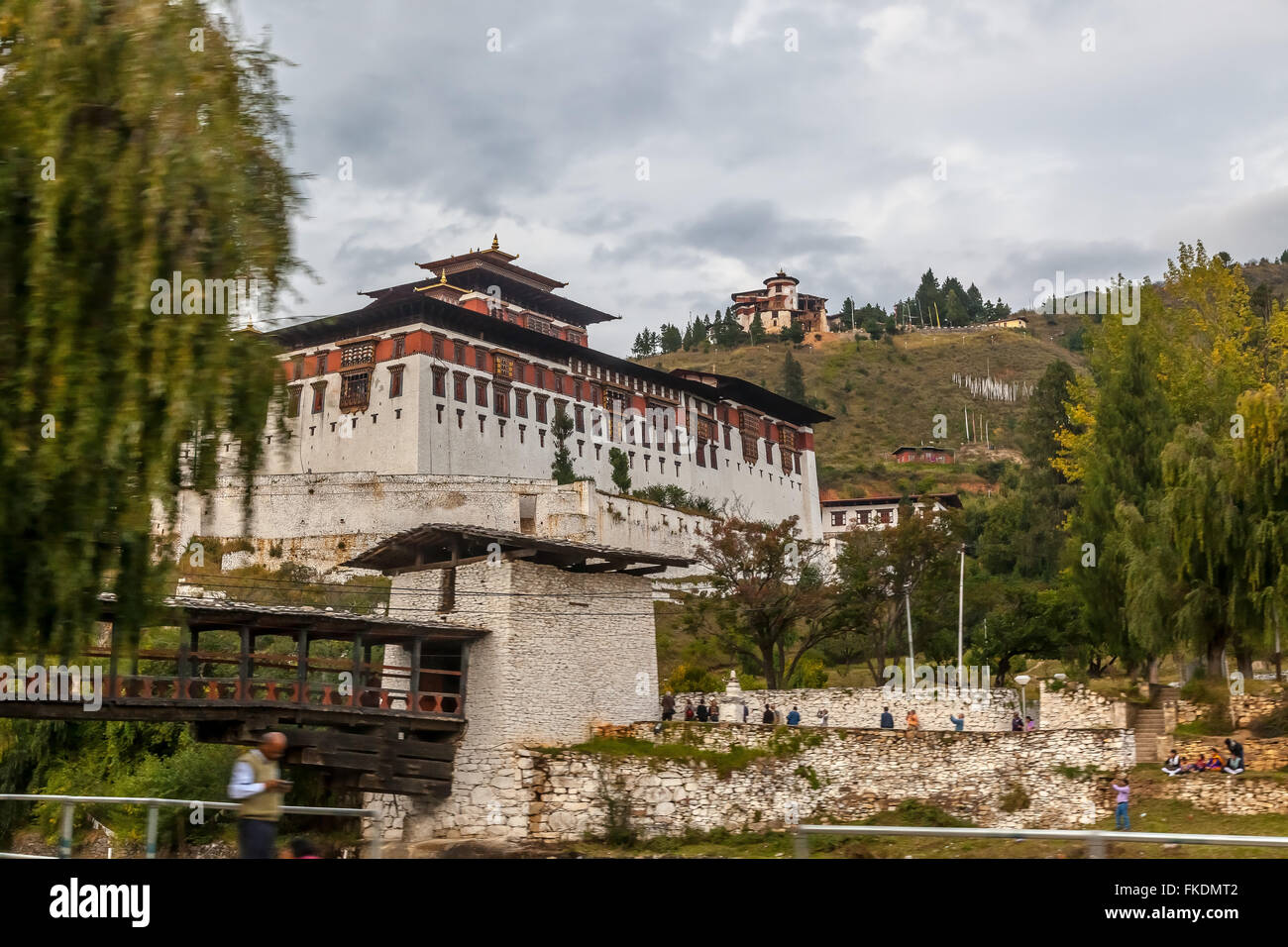 Paro Dzong (castle and monastery), Bhutan Stock Photo - Alamy