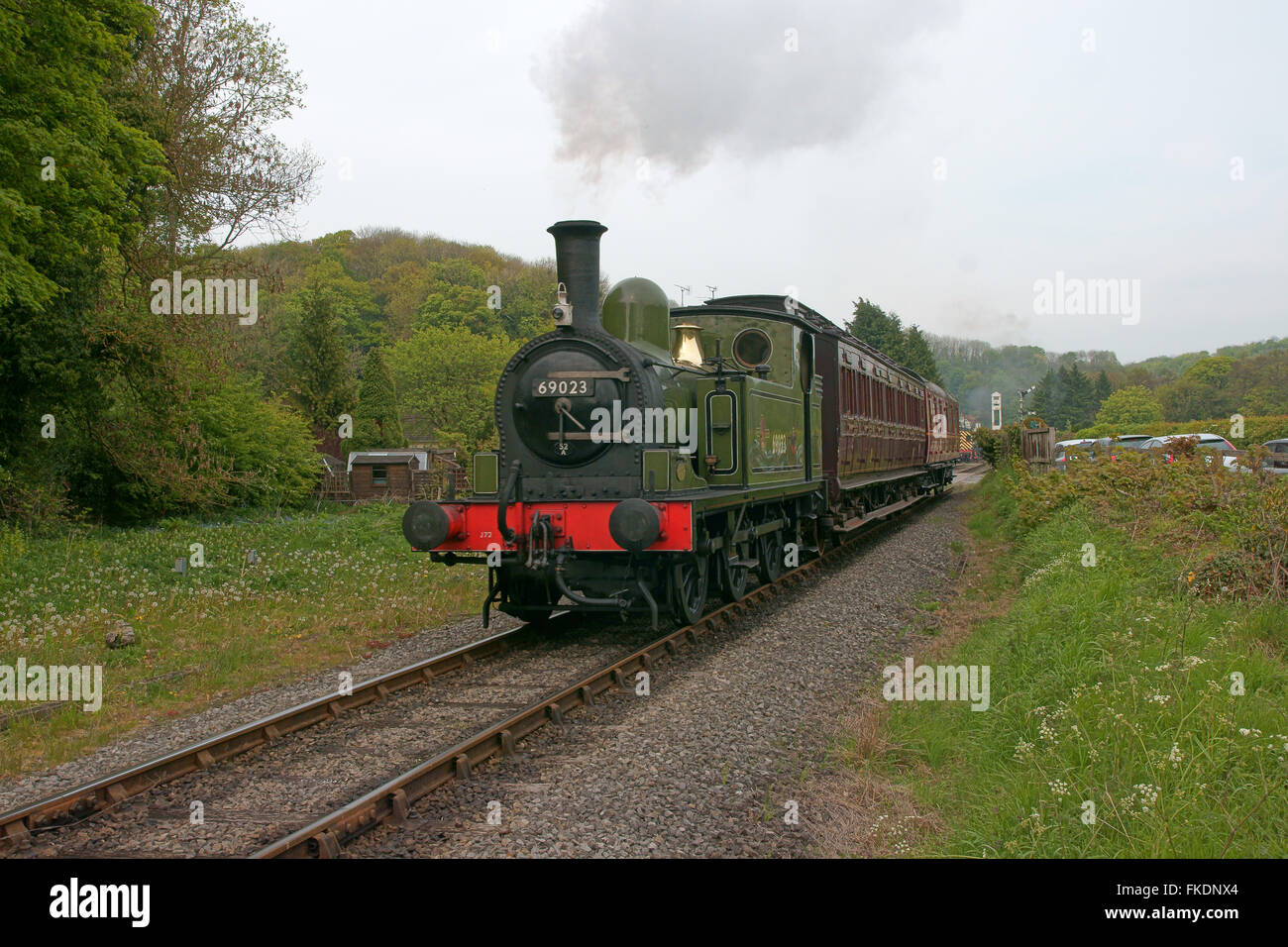 Steam Engine North Yorkshire Moors Rail Stock Photos & Steam Engine ...
