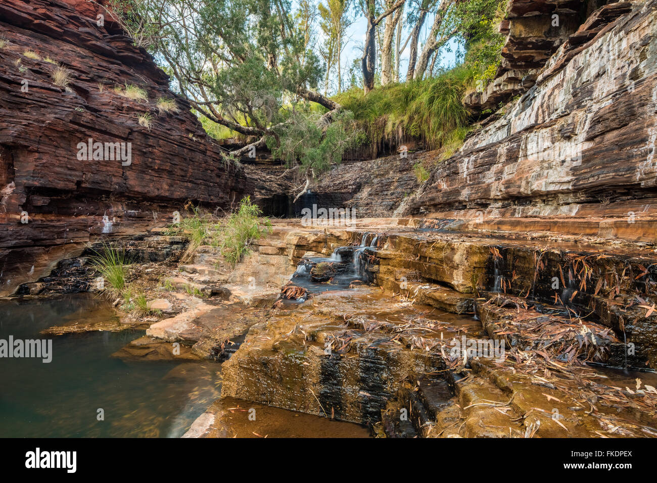 Kalamina Gorge, Karijini National Park, Pilbarra, Western Australia ...