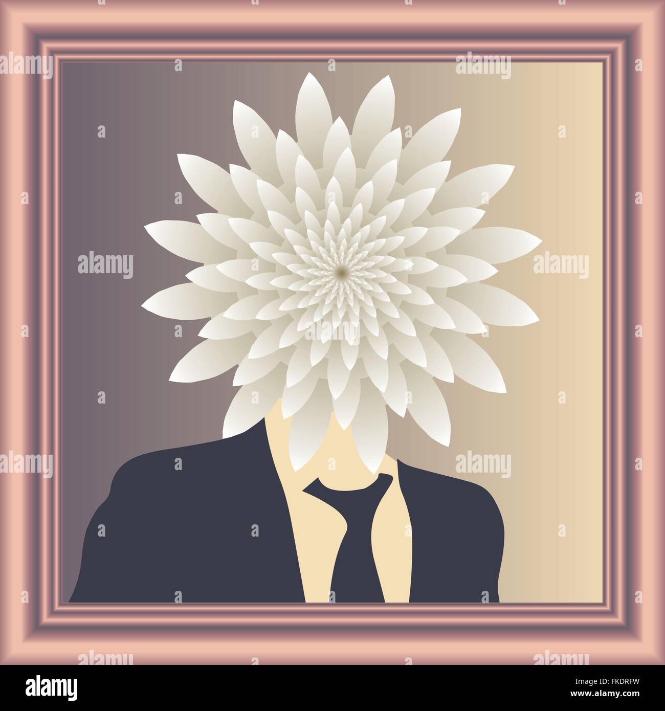 Man picture frame Stock Vector Images - Alamy