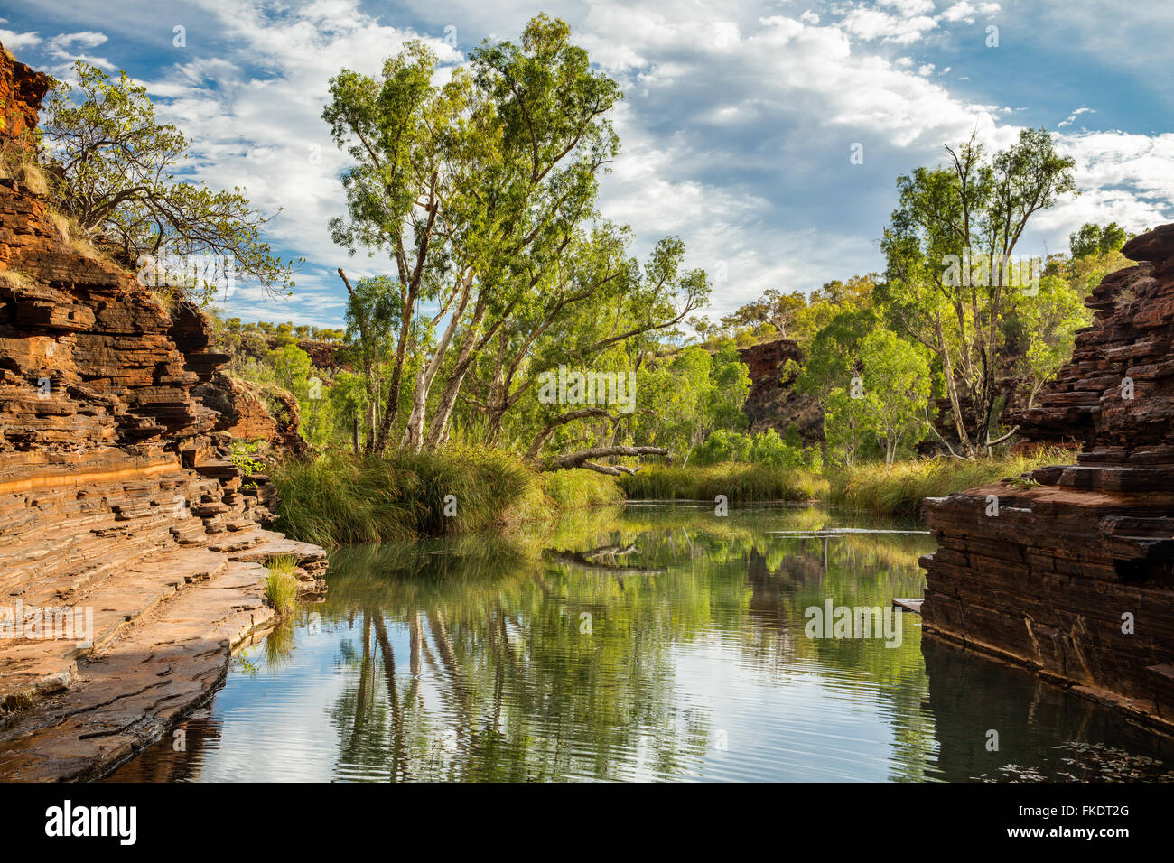 Kalamina Gorge, Karijini National Park, Pilbara, Western Australia ...