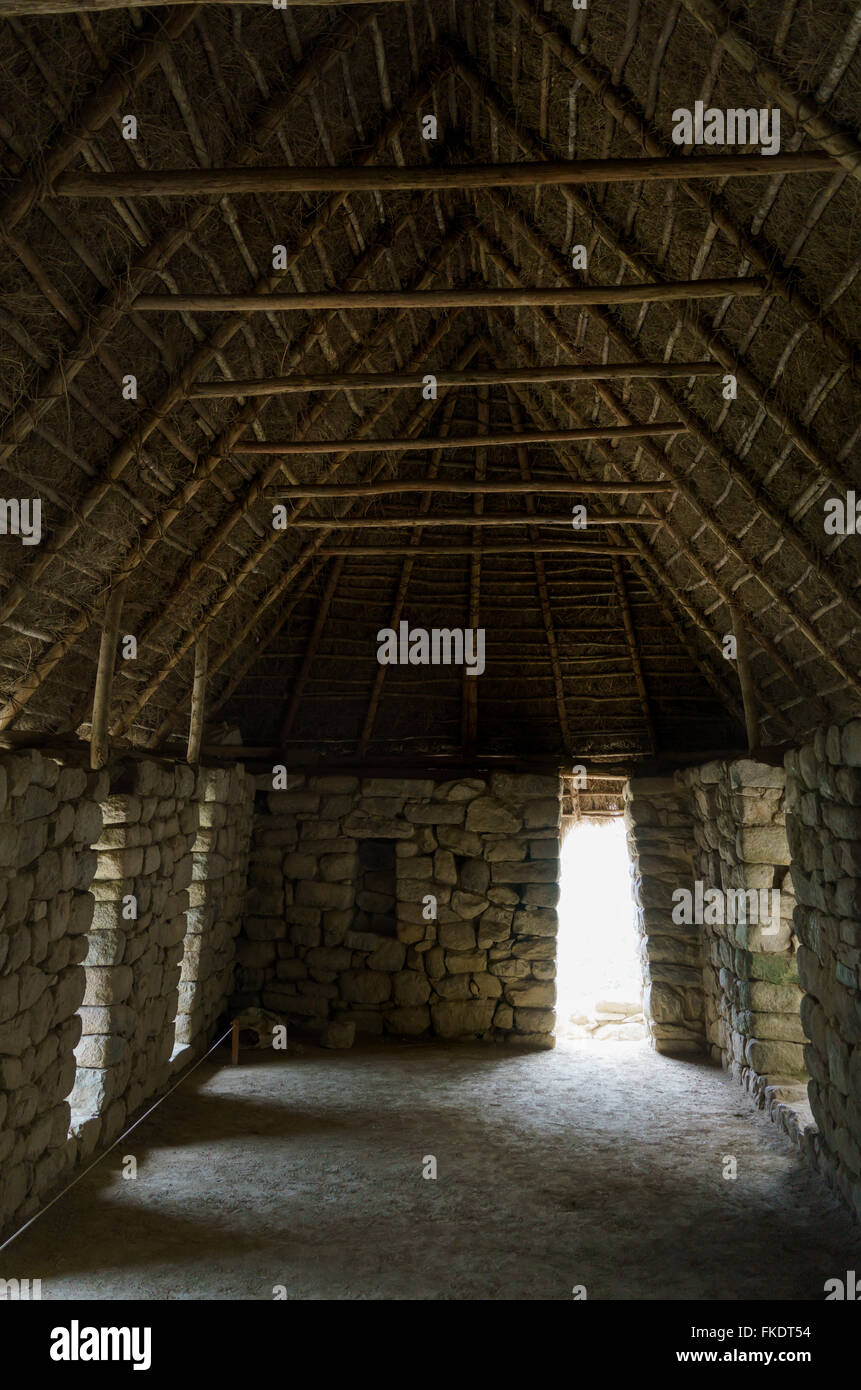 Interior of house in Machu Picchu, Cusco Region, Urubamba Province ...