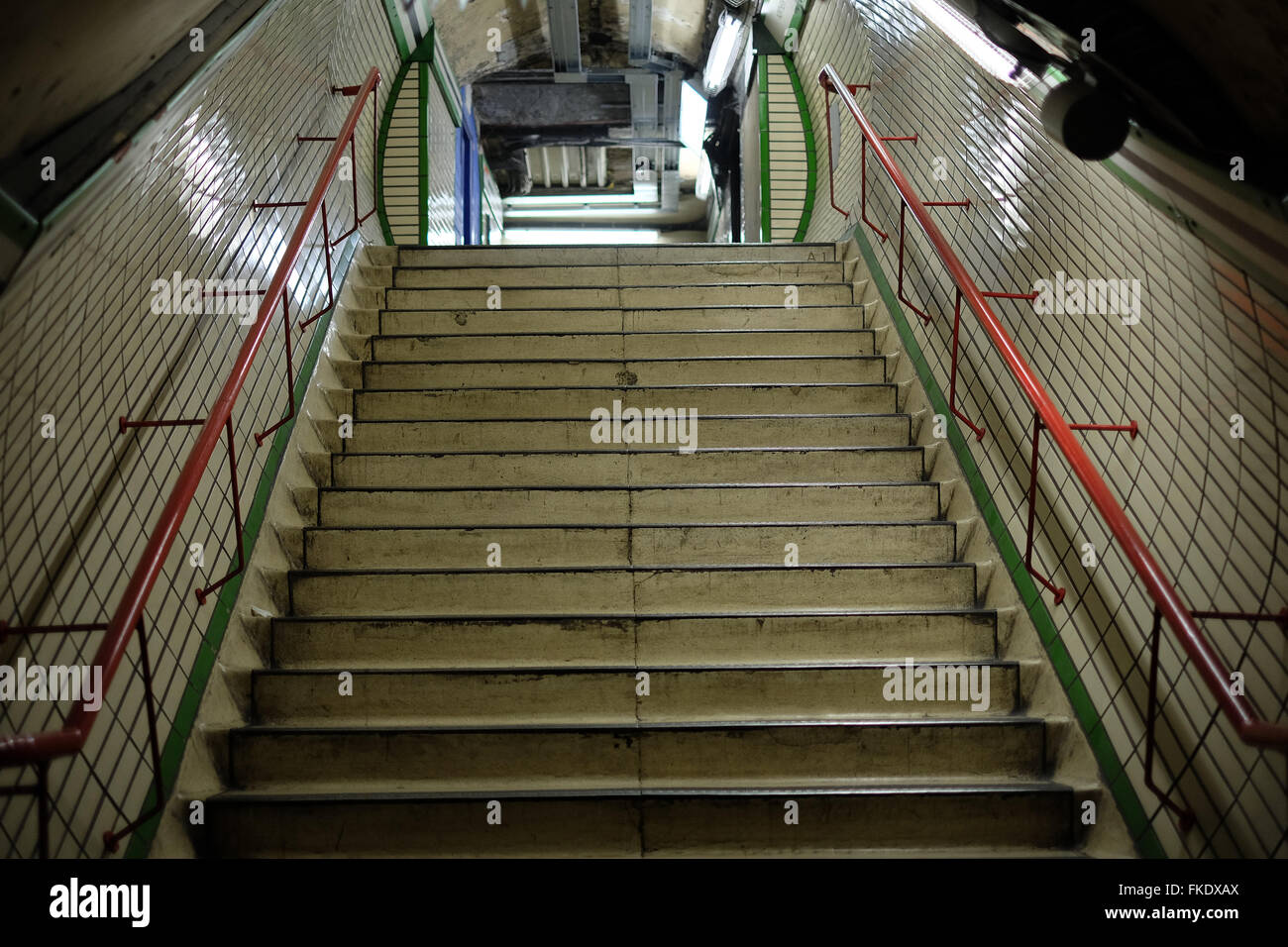 London underground stairs hi-res stock photography and images - Alamy