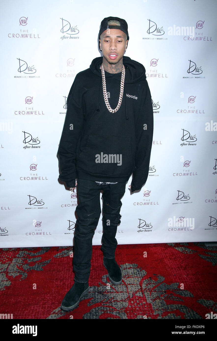 Tyga performs at Drai's LIVE stage inside The Cromwell Las Vegas ...