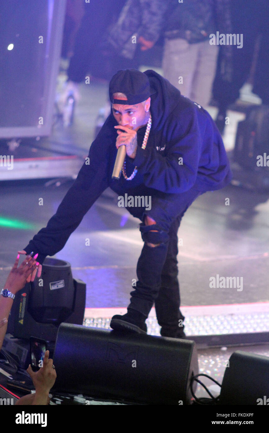 Tyga performs at Drai's LIVE stage inside The Cromwell Las Vegas ...