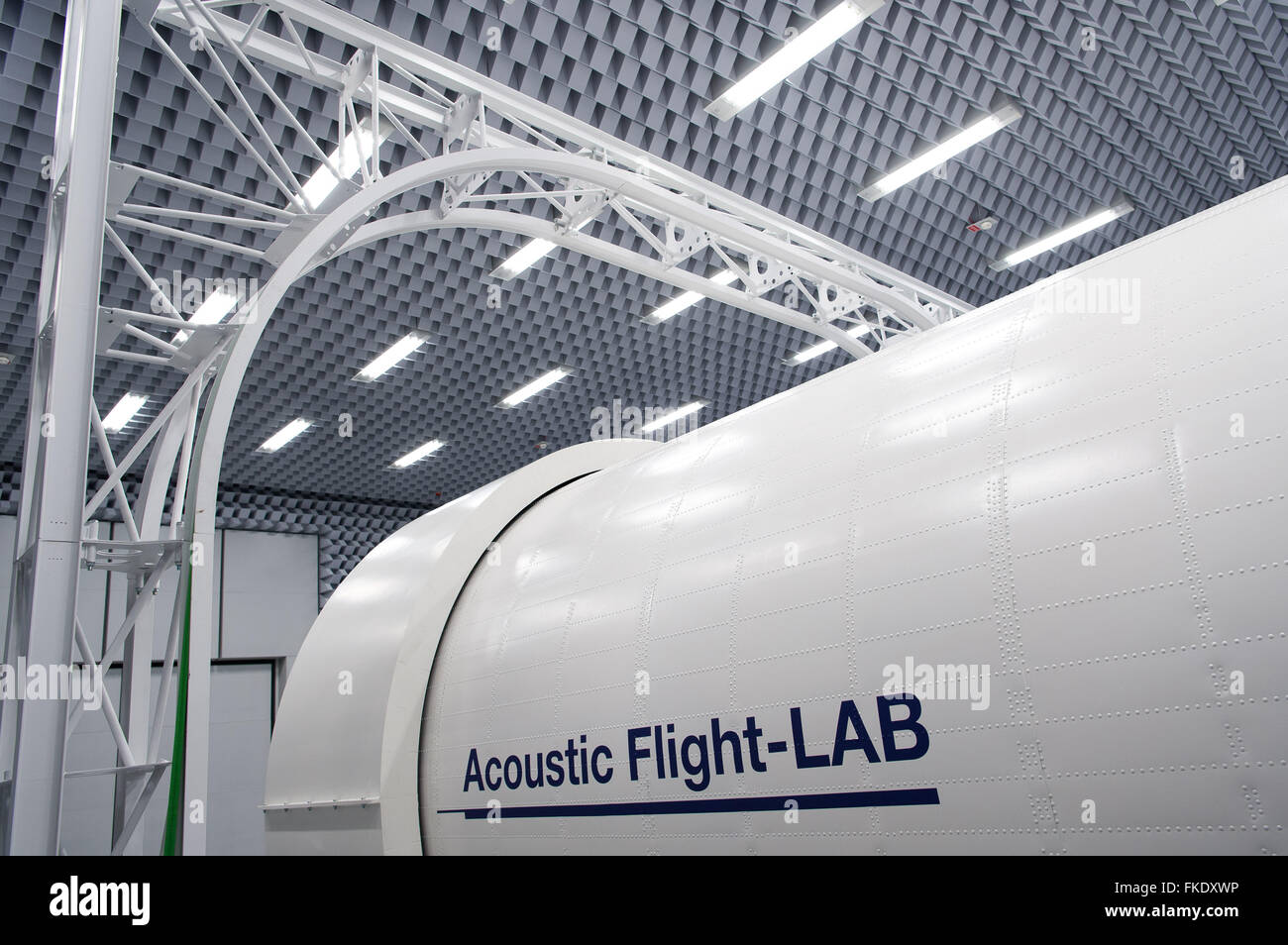 Hamburg, Germany. 07th Mar, 2016. An airplane fuselage written with ...