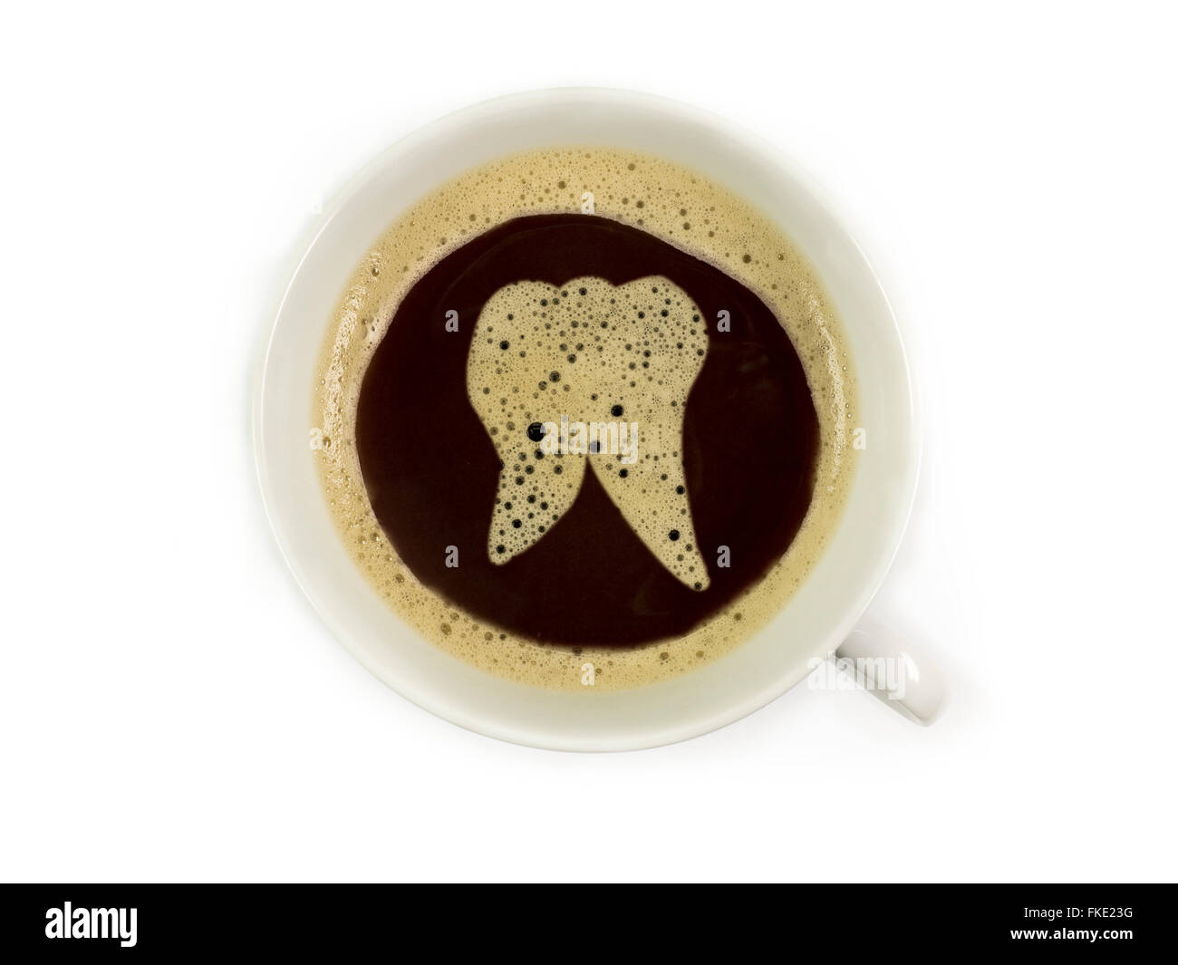 Milk and espresso Cut Out Stock Images & Pictures - Alamy
