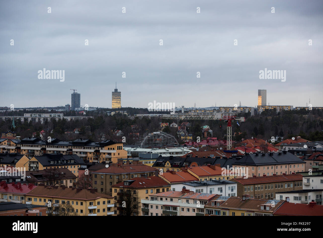 View of Sundbyberg, Sweden Stock Photo - Alamy