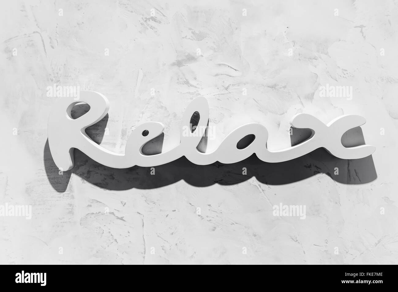 The word "RELAX" written in wooden letterpress type Stock Photo - Alamy