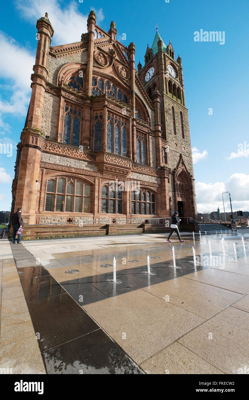 Guildhall square derry hi-res stock photography and images - Alamy