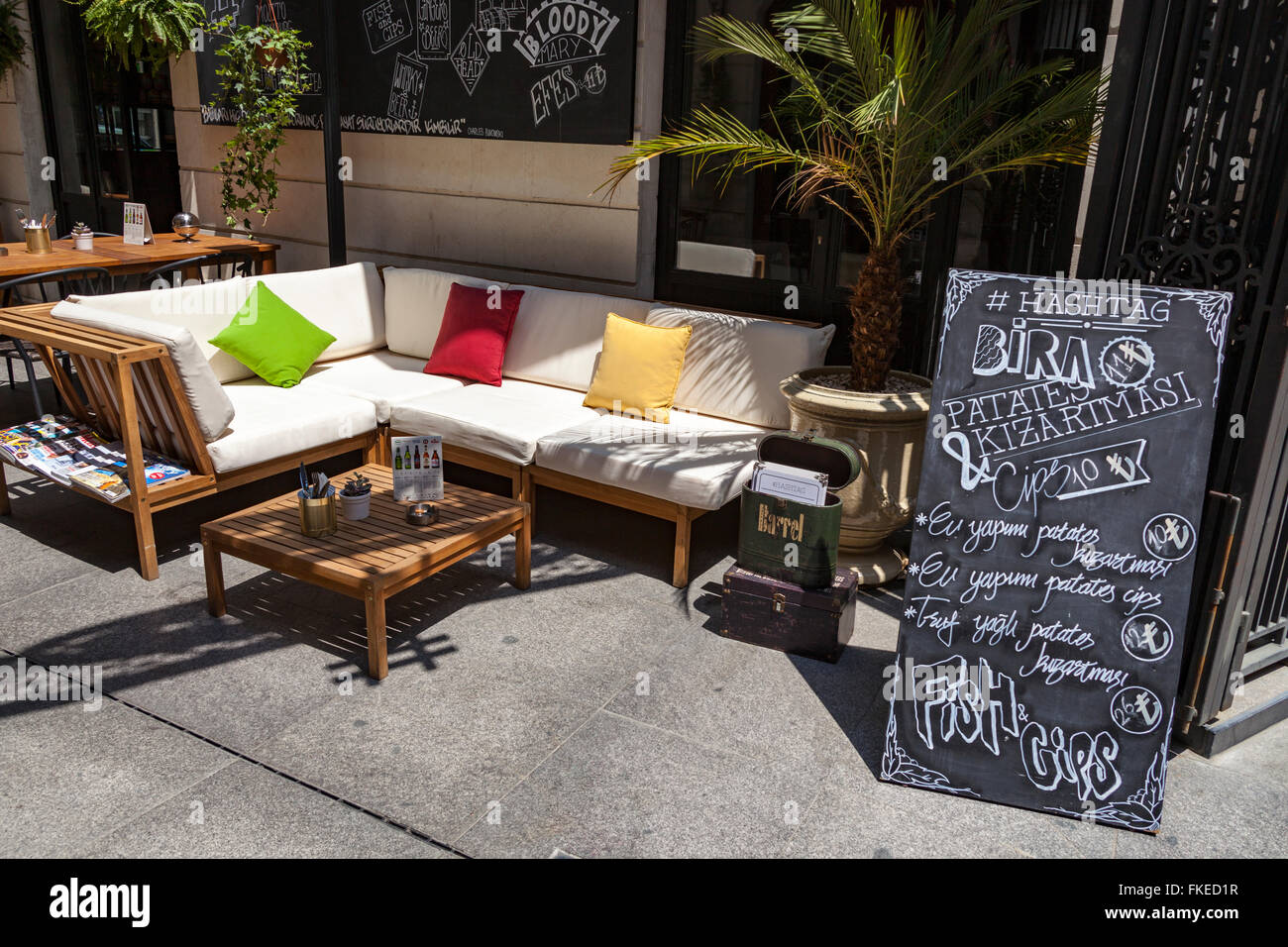 Turkey menu blackboard hi-res stock photography and images - Alamy