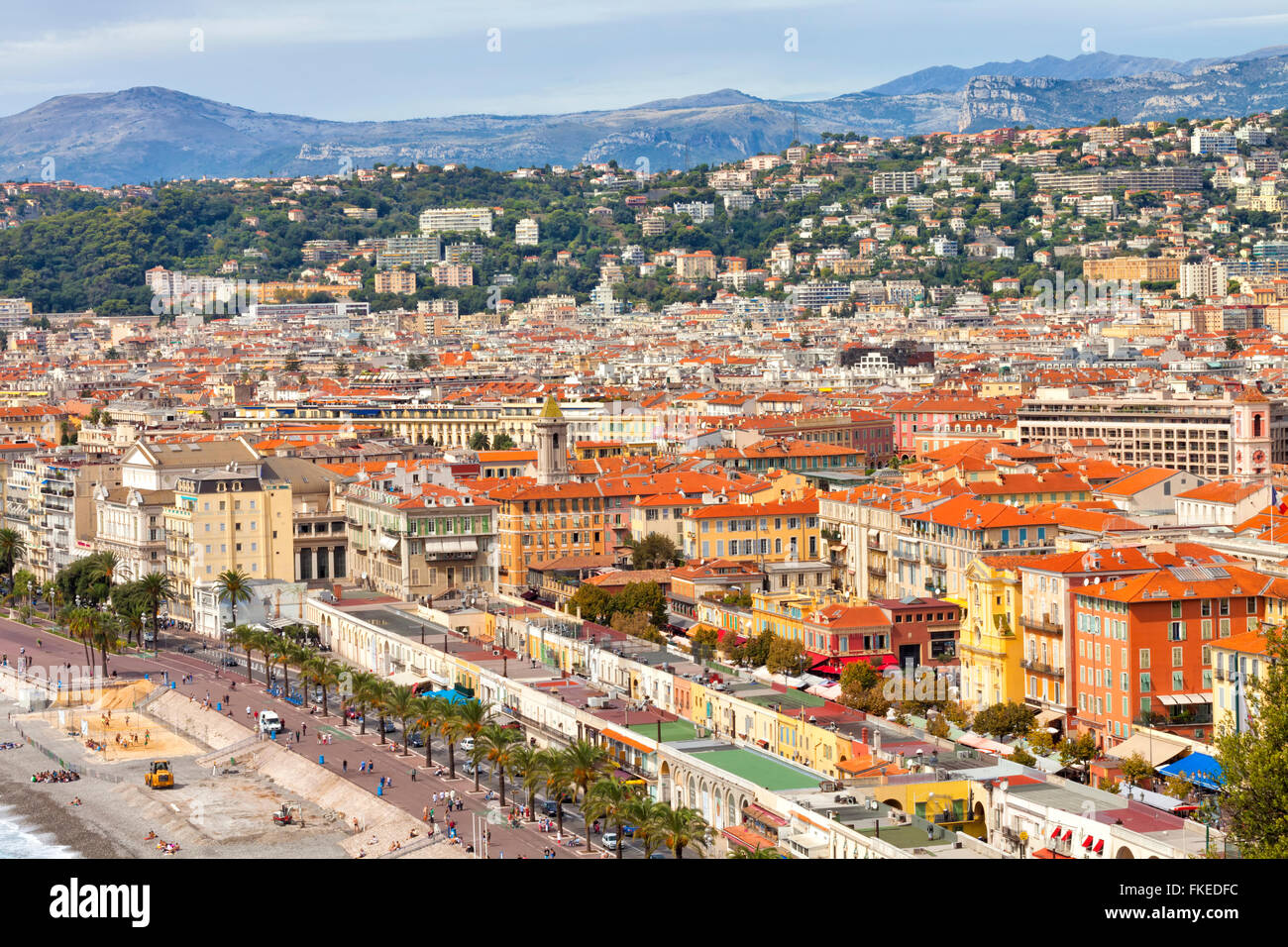 Nice france aerial hi-res stock photography and images - Alamy