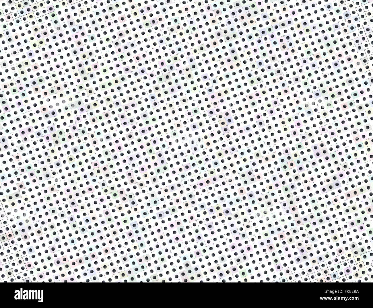 Black and White Polka Dot Square Abstract Design Stock Photo - Alamy