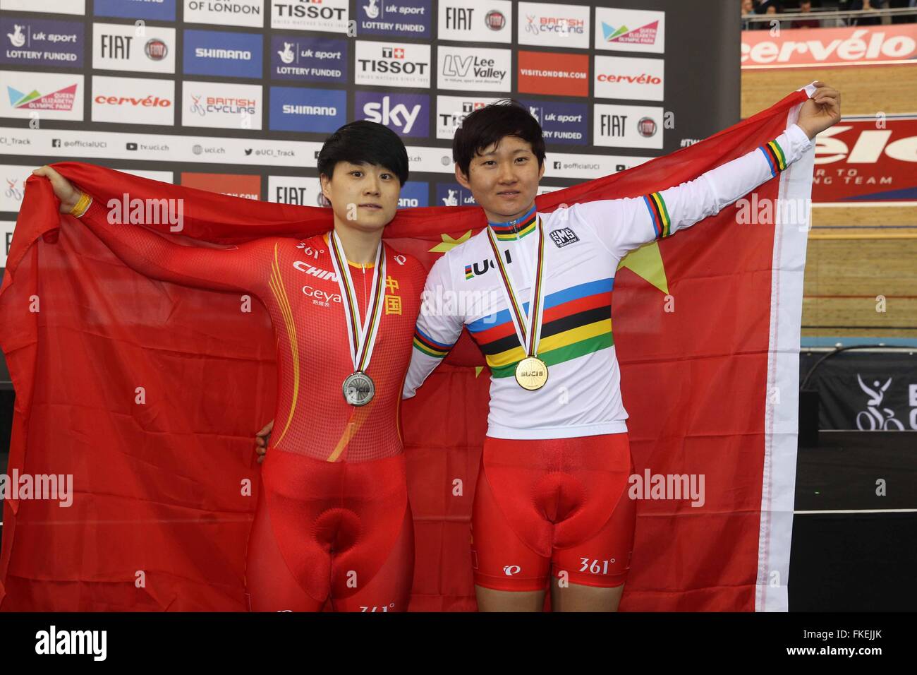 Lee Valley Velo Centre, London UK. 06th Mar, 2016. UCI Track Cycling ...