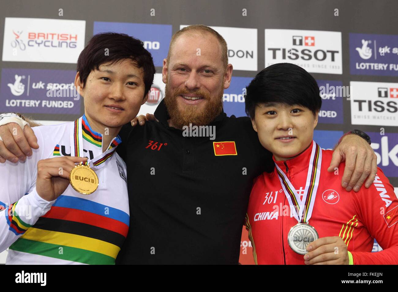 Lee Valley Velo Centre, London UK. 06th Mar, 2016. UCI Track Cycling ...