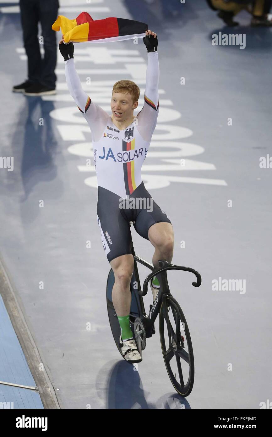 Lee Valley Velo Centre, London UK. 06th Mar, 2016. UCI Track Cycling ...