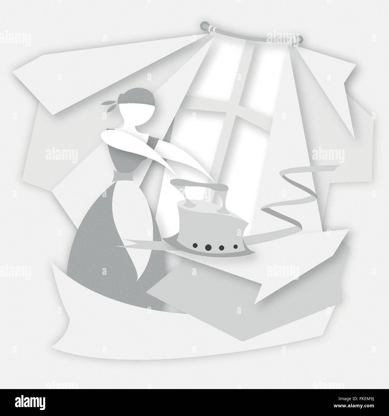 Iron fire house Stock Vector Images - Alamy