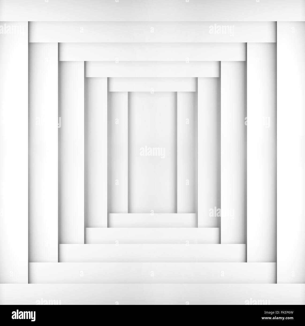 Abstract illustration, blue and white geometric background with ...