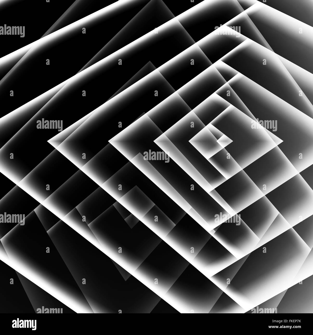 Abstract black geometric background with white corners pattern, 3d ...