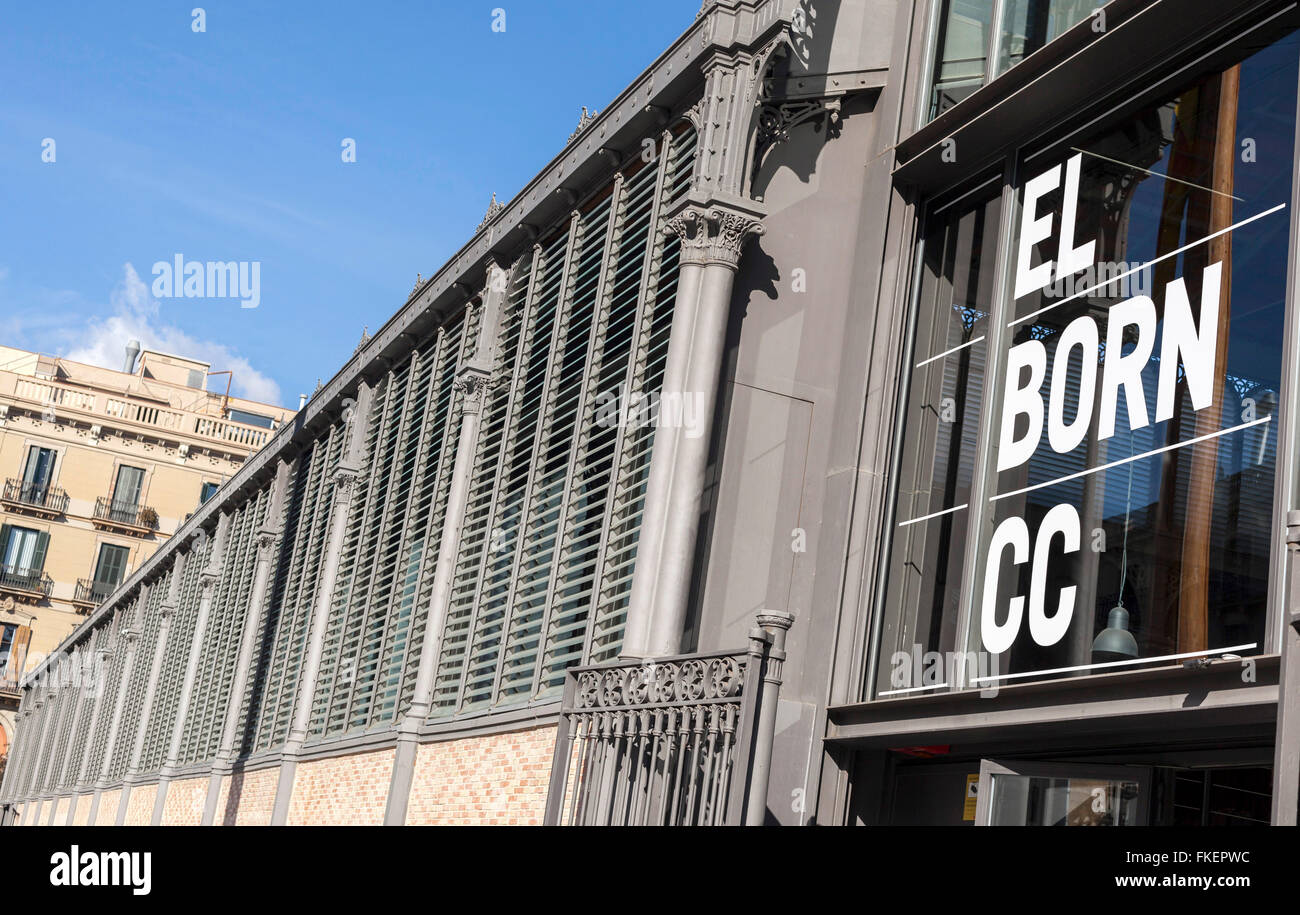 El Born Centre Cultural, Barcelona Stock Photo - Alamy