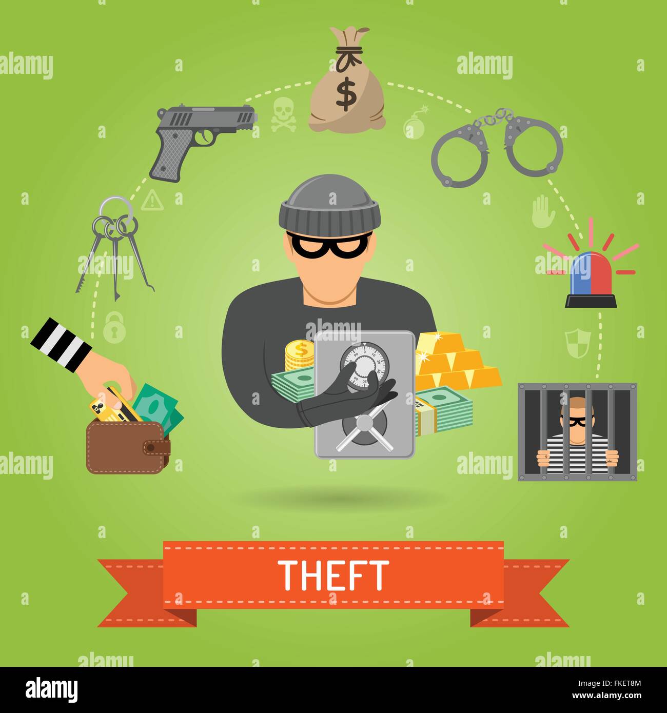 Arrest card Stock Vector Images - Alamy