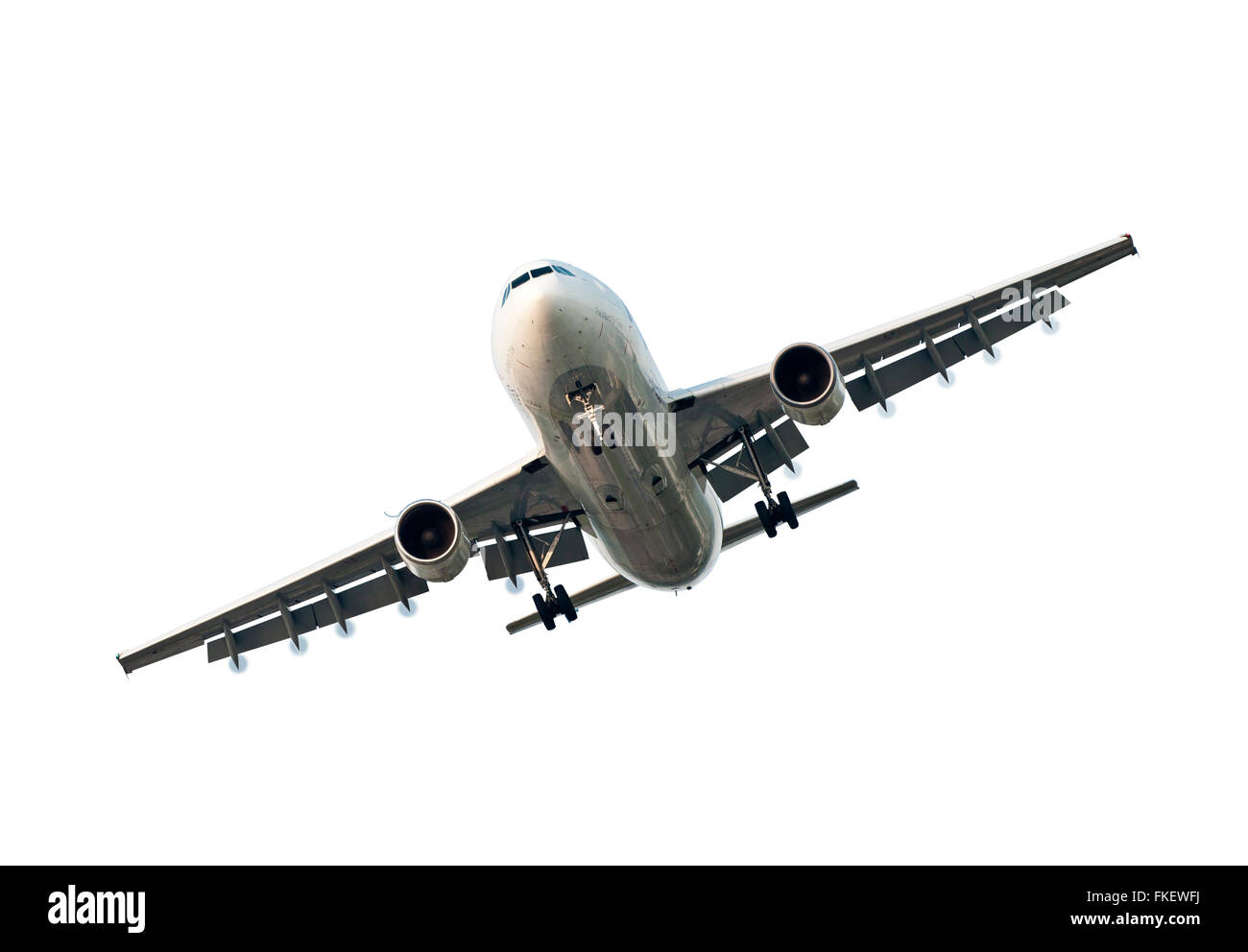 Front commercial aircraft flying hi-res stock photography and images ...