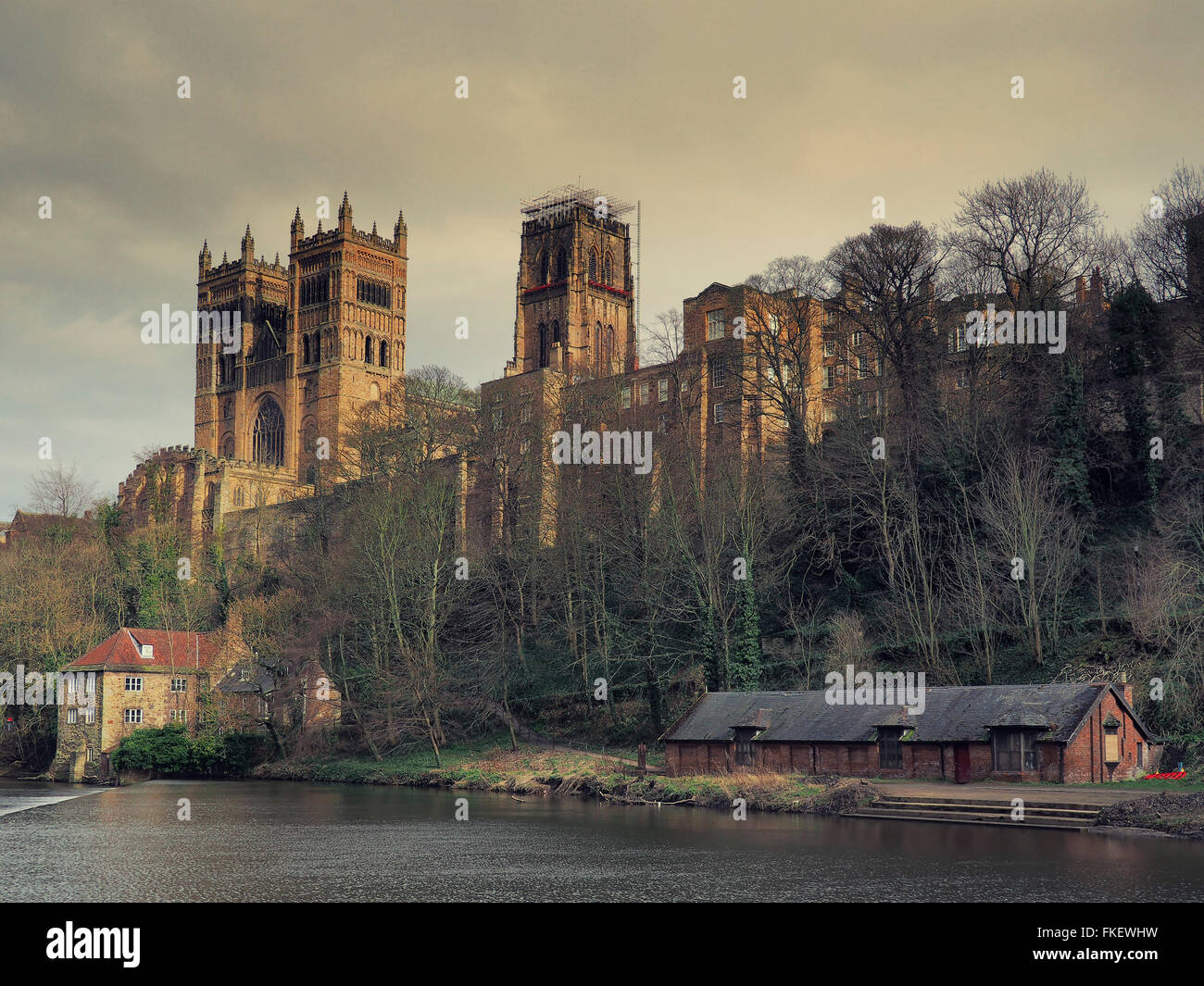 Durham cathedral winter hi-res stock photography and images - Alamy