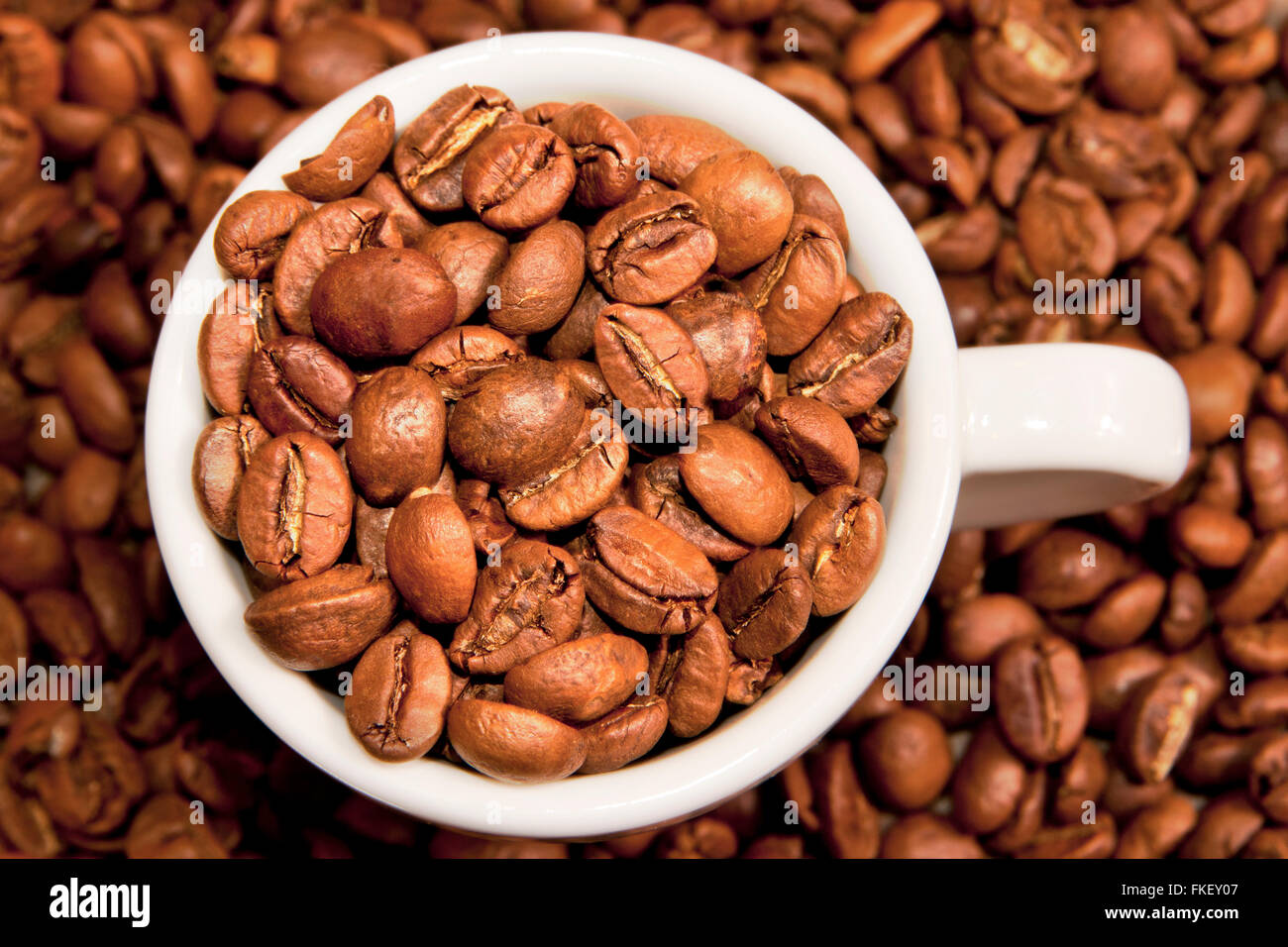 Coffee beans cup sack hi-res stock photography and images - Alamy