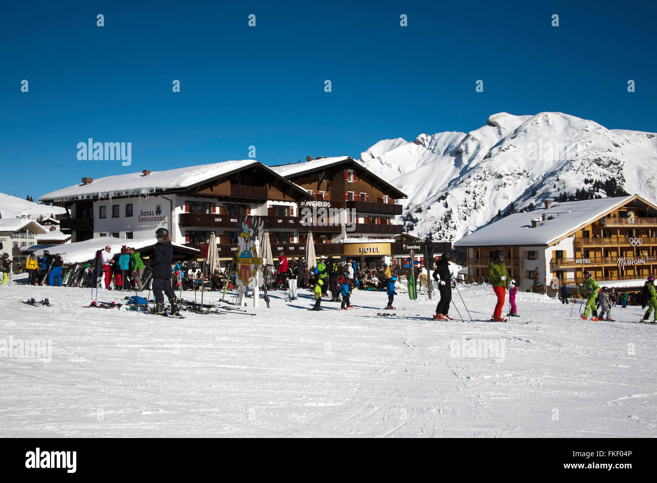 Oberlech Lech Arlberg Austria Stock Photo - Alamy