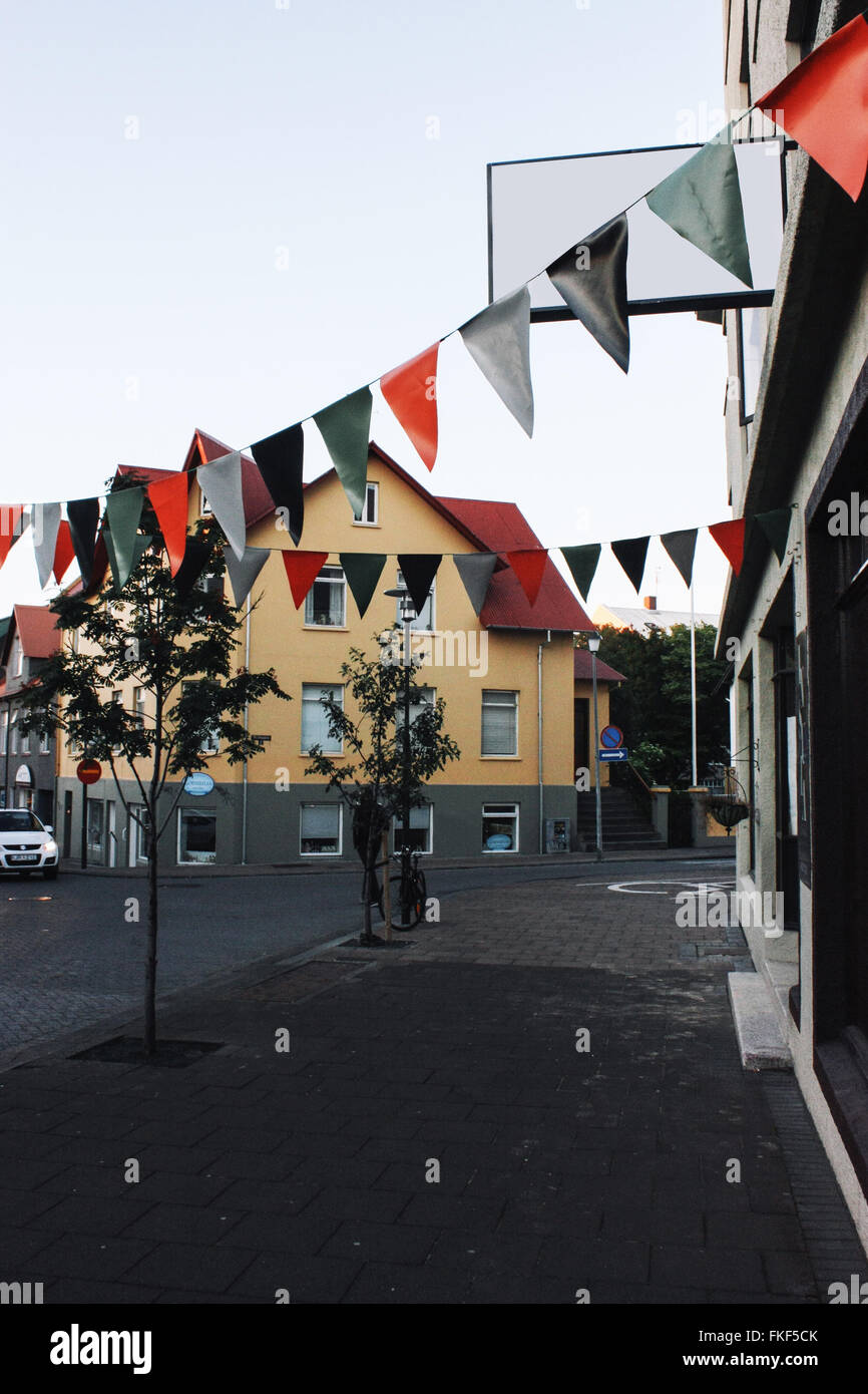 Reykjavik street scene hi-res stock photography and images - Alamy