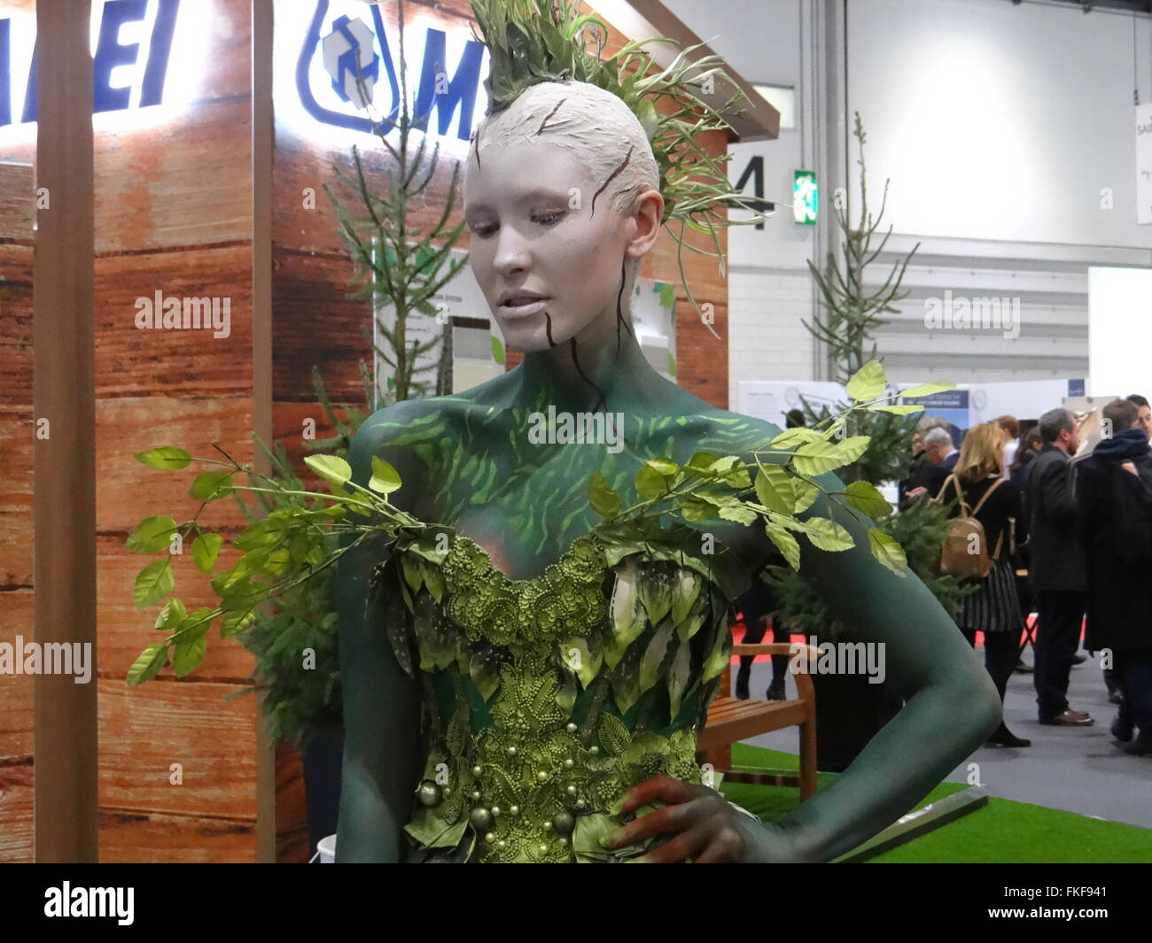 London, UK. 8th March, 2016. EcoBuild exhibition 2016 at ExCel, London ...