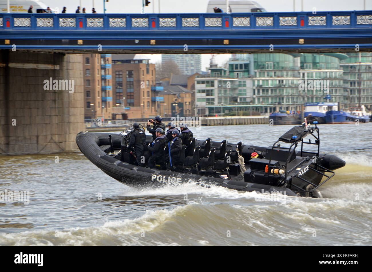 London, UK, 8 March 2016, Metropolitan Police high speed jet engine ...