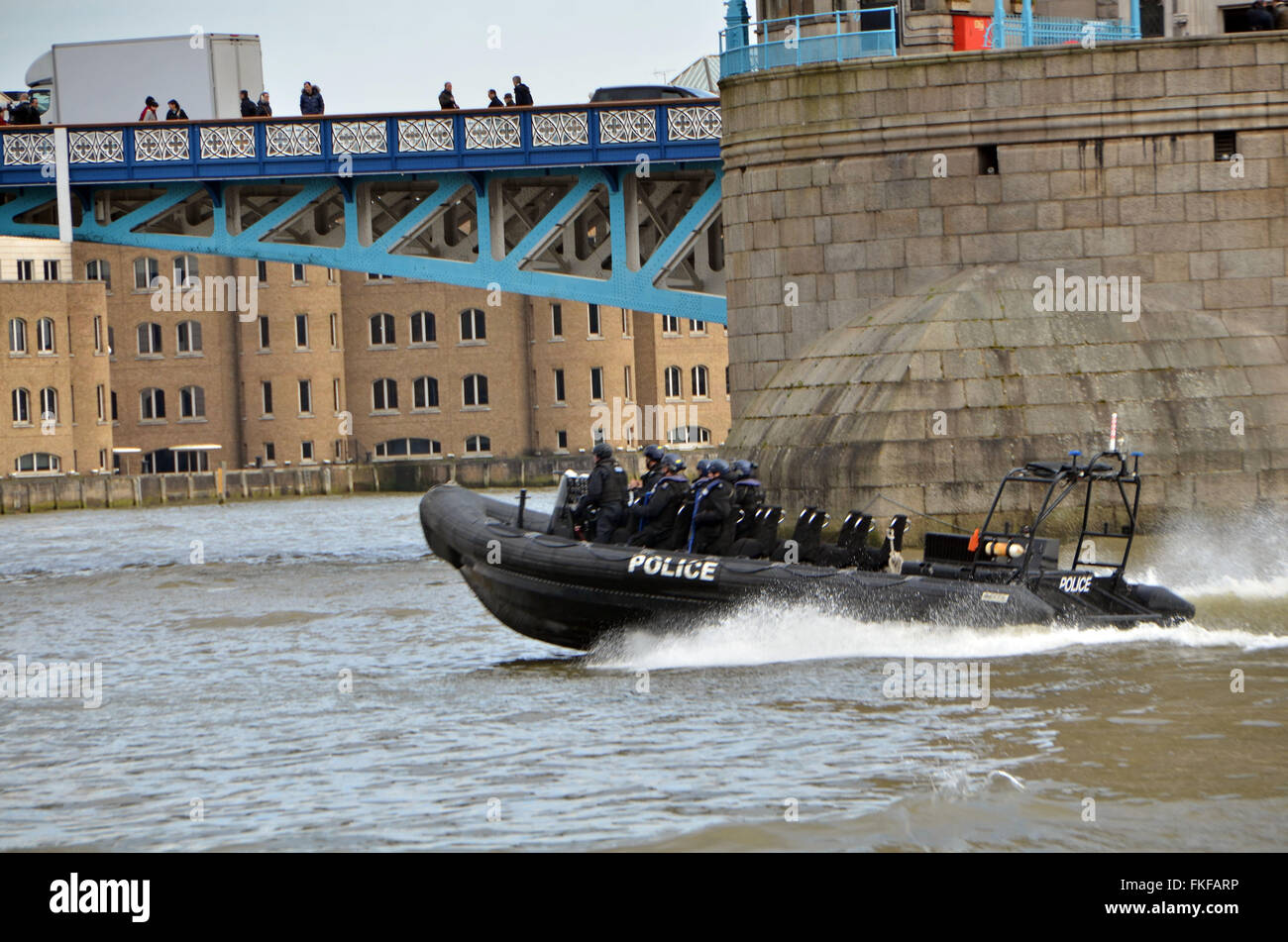 London, UK, 8 March 2016, Metropolitan Police high speed jet engine ...