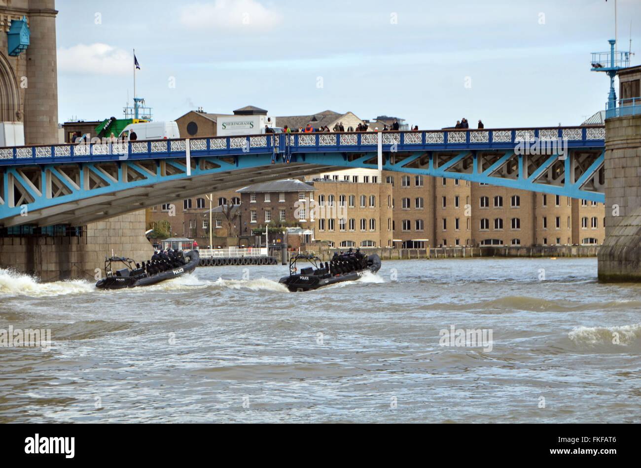 London, UK, 8 March 2016, Metropolitan Police high speed jet engine ...