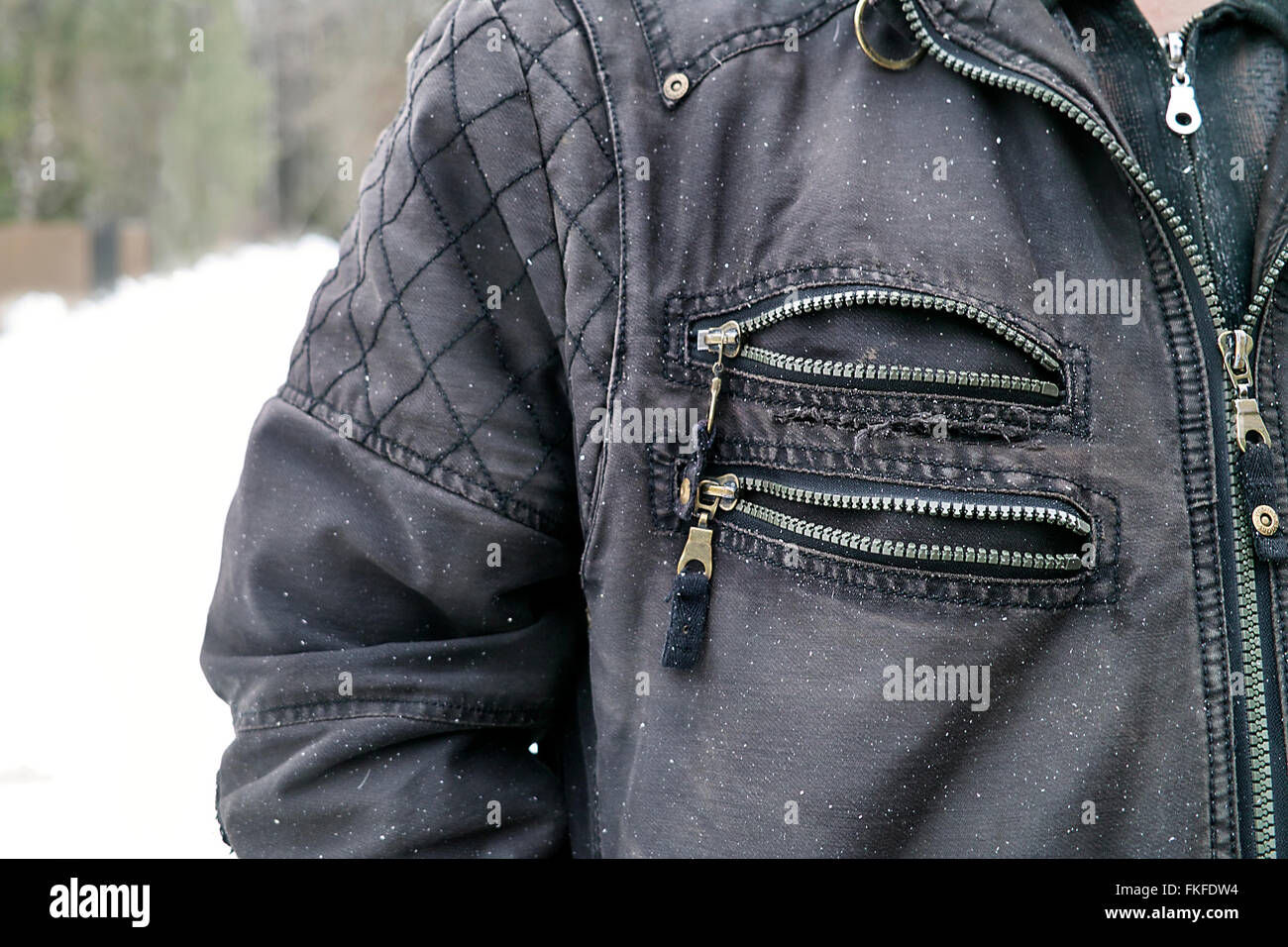 Jacket Of Worker Stock Photo - Alamy