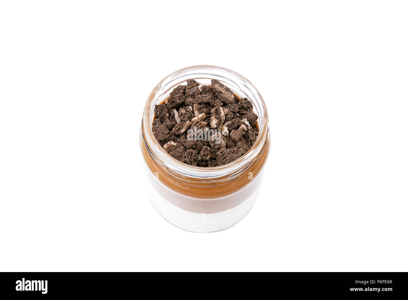 Mousse au chocolat white background hi-res stock photography and images ...