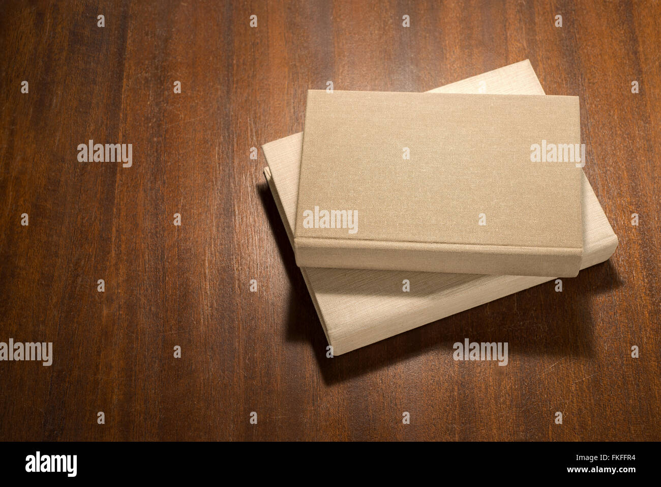 stack of books on the table Stock Photo - Alamy