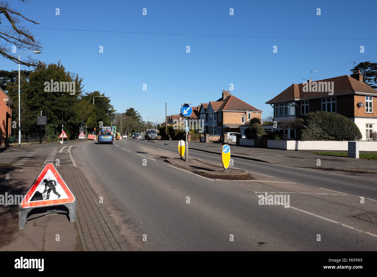 Road works vehicles hi-res stock photography and images - Alamy