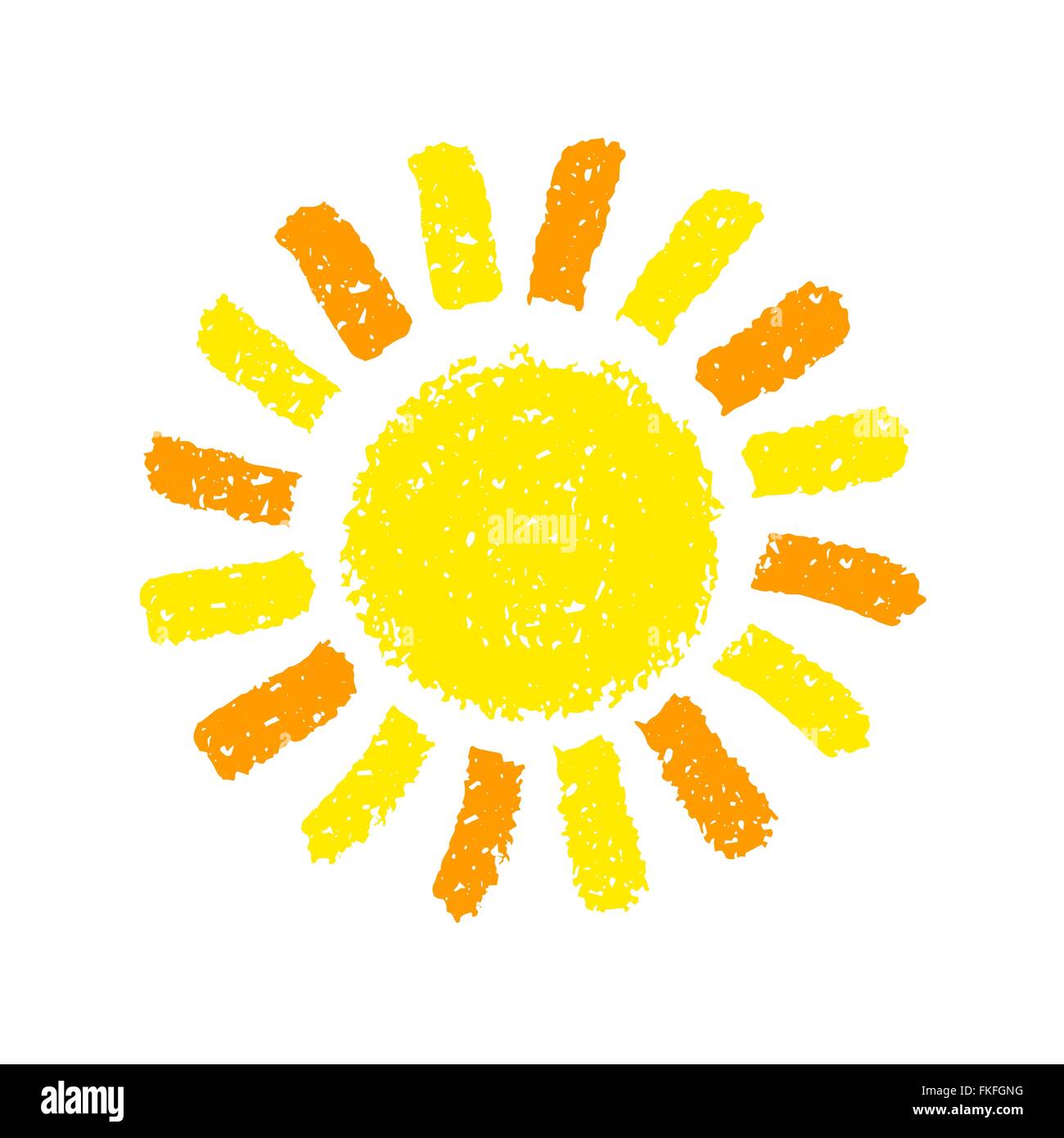Hand Drawn Sun Stock Vector Image & Art - Alamy