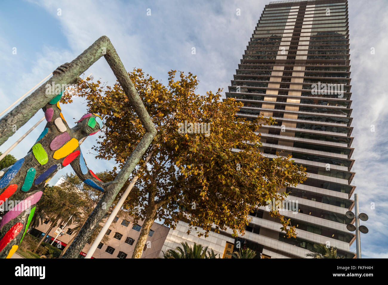 Mapfre tower torre hi-res stock photography and images - Alamy