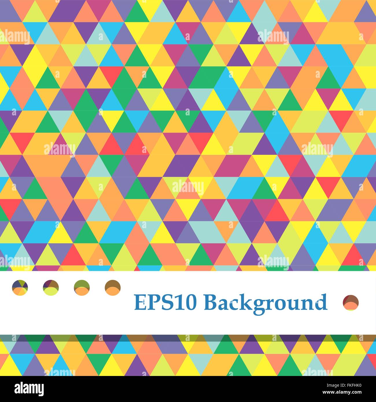 Background of Colored Triangles Stock Vector Image & Art - Alamy
