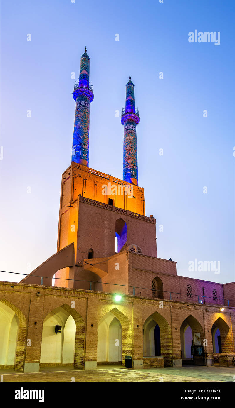 Jame Mosque of Yazd in Iran Stock Photo - Alamy