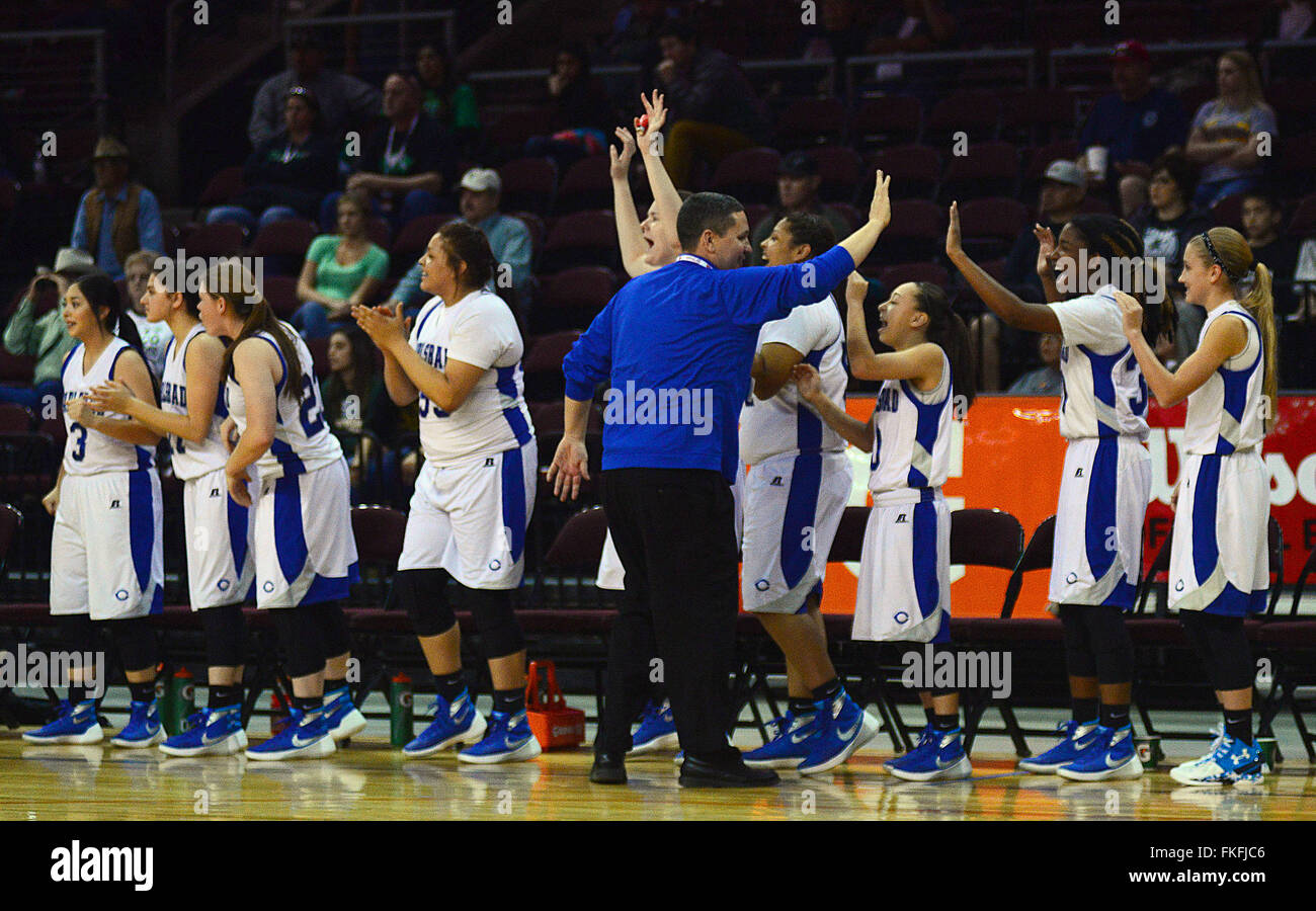 Albuquerque, NEW MEXICO, USA. 8th Mar, 2016. 030816 .Carlsbad Girls ...