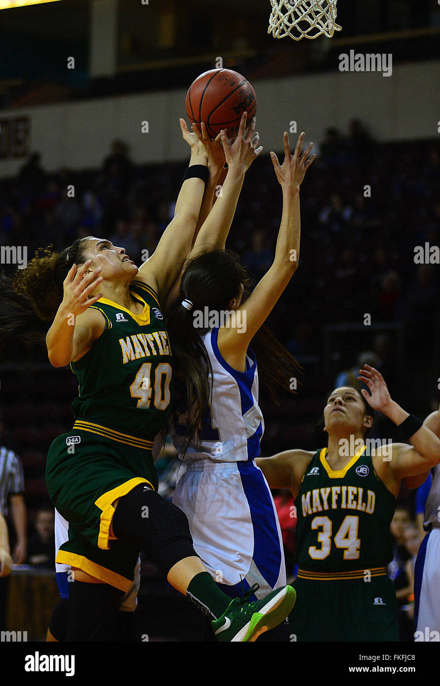 Albuquerque, NEW MEXICO, USA. 8th Mar, 2016. 030816 .Mayfield 's Kendra ...