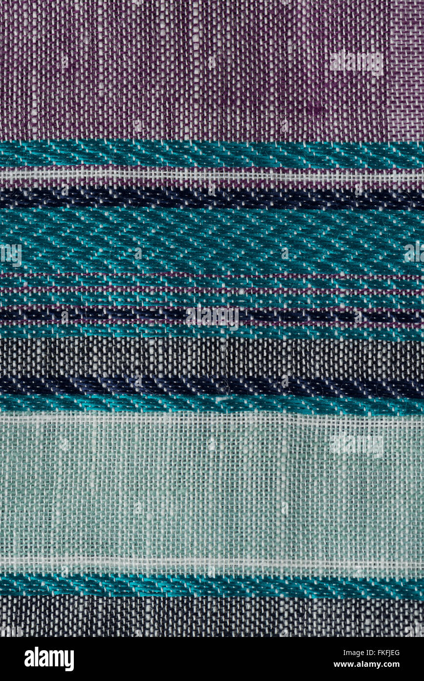Closeup detail of multi color fabric texture samples Stock Photo - Alamy