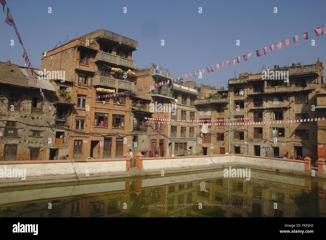 Water tank in Bhaktapur, Nepal Stock Photo - Alamy